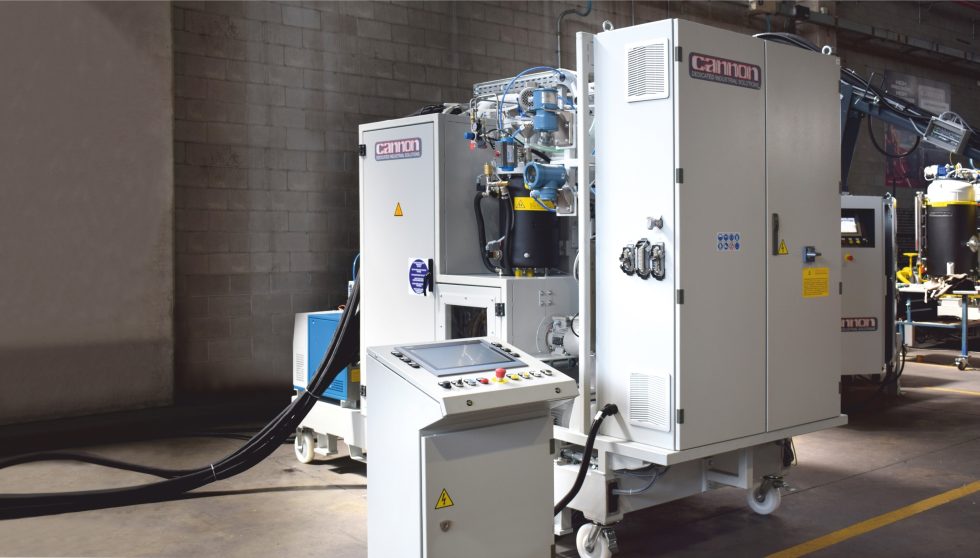 High-pressure solutions for processing polyurethane elastomers with Cannon - FAPU